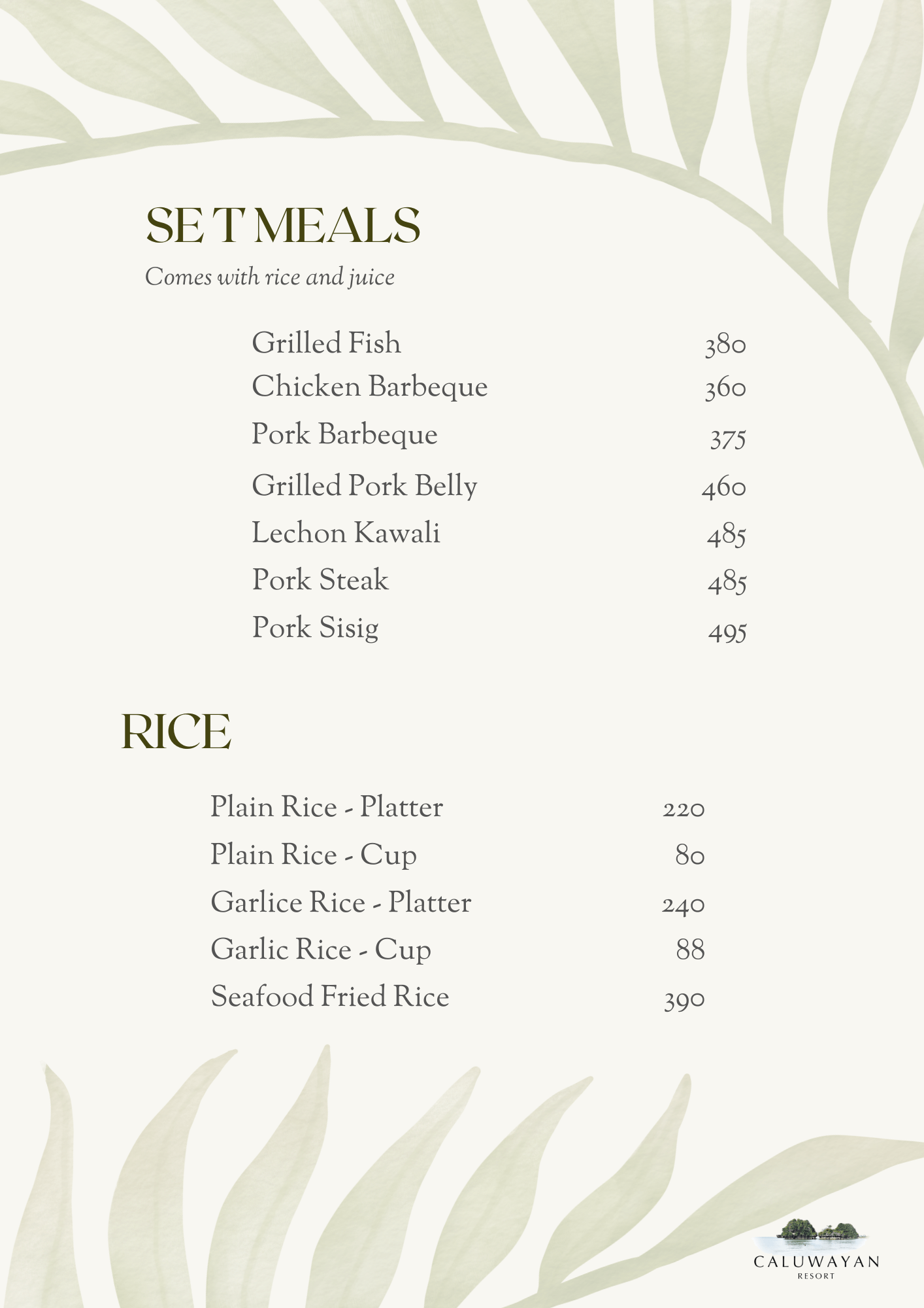 Caluwayan Palm Island Resort